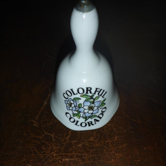 Vintage | Accents | Vintage Miniature Ceramic Souvenir Bell Colorful ...